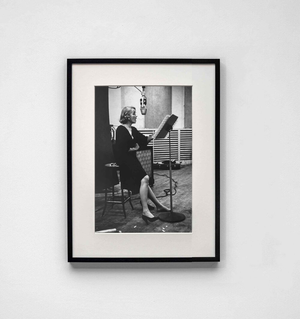 Eve Arnold: Marlene Dietrich Recording in New York, 1952 | SOL . LDN